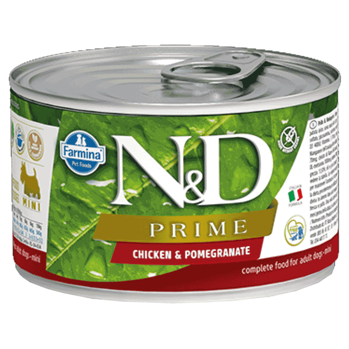 N&D Prime konzerva za pse Mini Adult, Nar i Piletina, 140 g