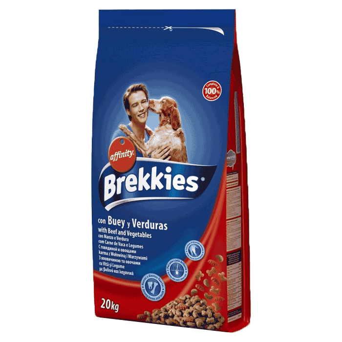 Brekkies Hrana za pse Mix Govedina, 20 kg