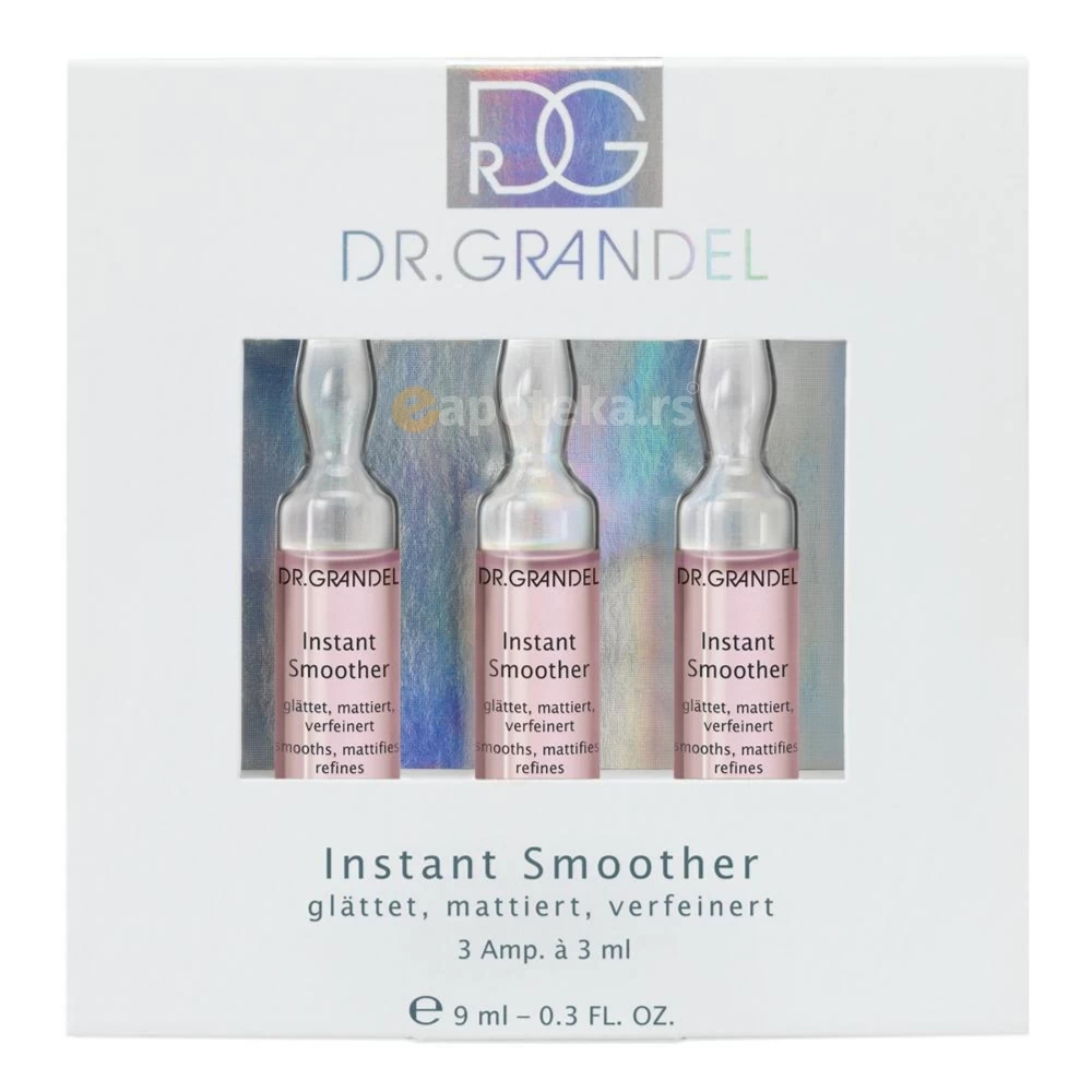 Dr. Grandel Ampule za Ujednačen Ten INSTANT SMOOTHER 3x3mL