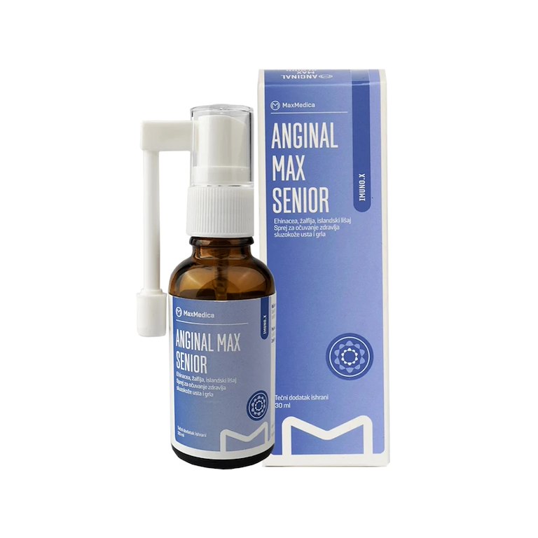 MaxMedica Anginal Max SENIOR Sprej za Grlo 30 mL