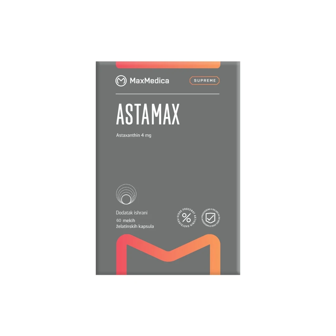 MaxMedica AstaMax 4 mg 30 Kapsula sa Astaxantinom