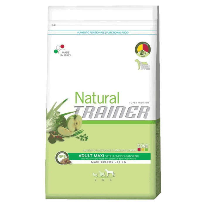 Trainer Natural Adult Maxi Govedina, Pirinač & Ginseng