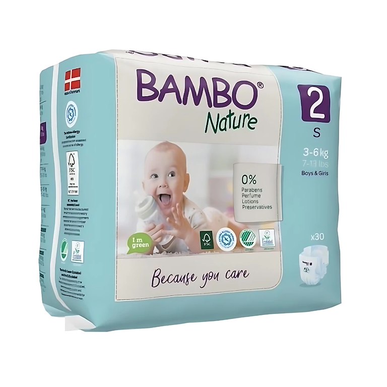 BAMBO® Nature Pelene za Decu Br.2 30 Pelena