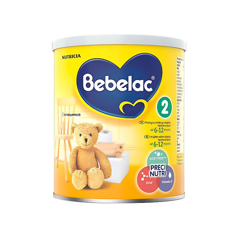 Bebelac® 2 Adaptirano Mleko za Bebe 400 g