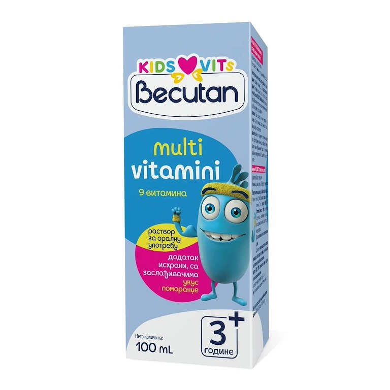 Becutan KIDS VITS Multivitaminski Sirup za Decu 100 mL