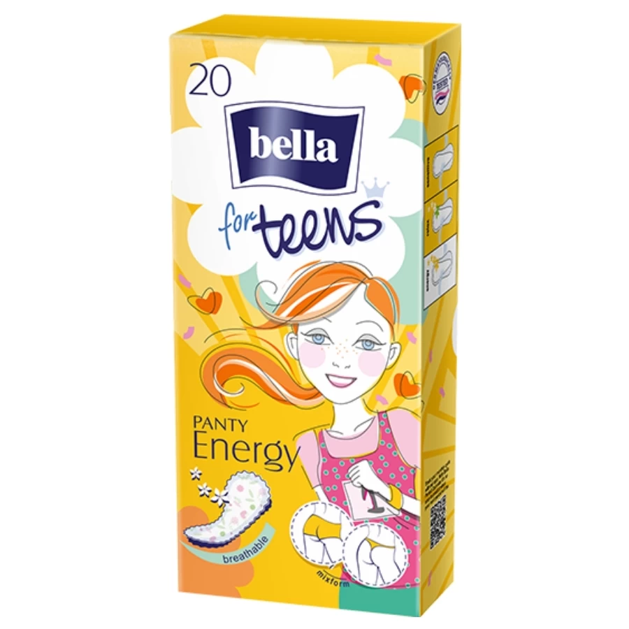 Bella Teens Panty Energy Dnevni Ulošci 20 Uložaka