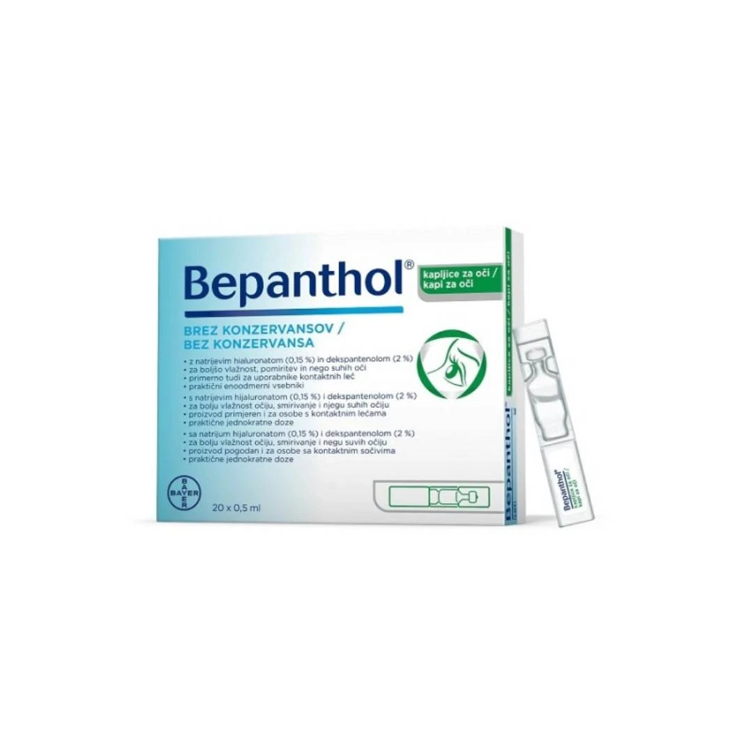 Bepanthol® Kapi za Oči 20 x 0.5 mL