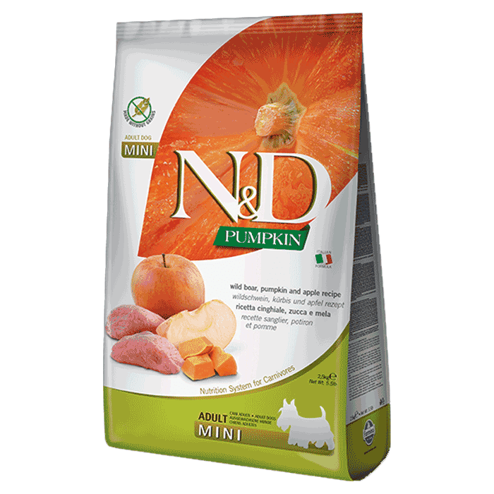 N&D Pumpkin Hrana za pse Mini Adult, Bundeva & Divlja Svinja