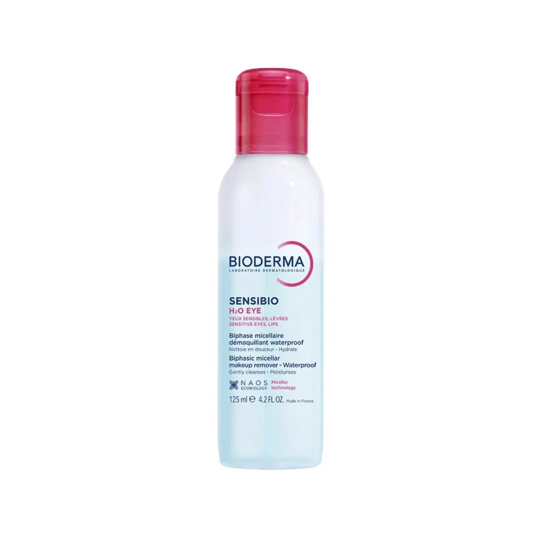 BIODERMA Sensibio H2O eye Dvofazna Micelarna Voda 125 mL