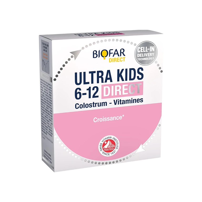 BIOFAR Direct ULTRA KIDS Vitamini za Decu od 6-12 Godina 14 Kesica