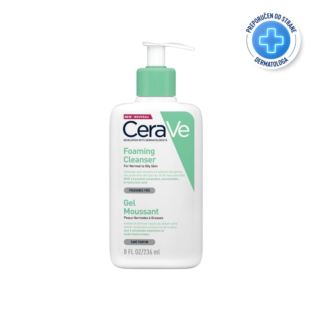 CeraVe® Penušavi Gel za Umivanje Lica i Kupanje 236 mL