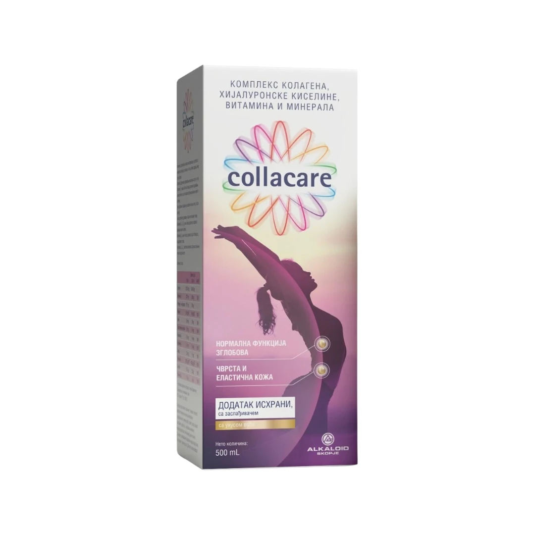 Alkaloid Collacare Tečni Kolagen za Elastičnost Kože i Zglobove 500 mL
