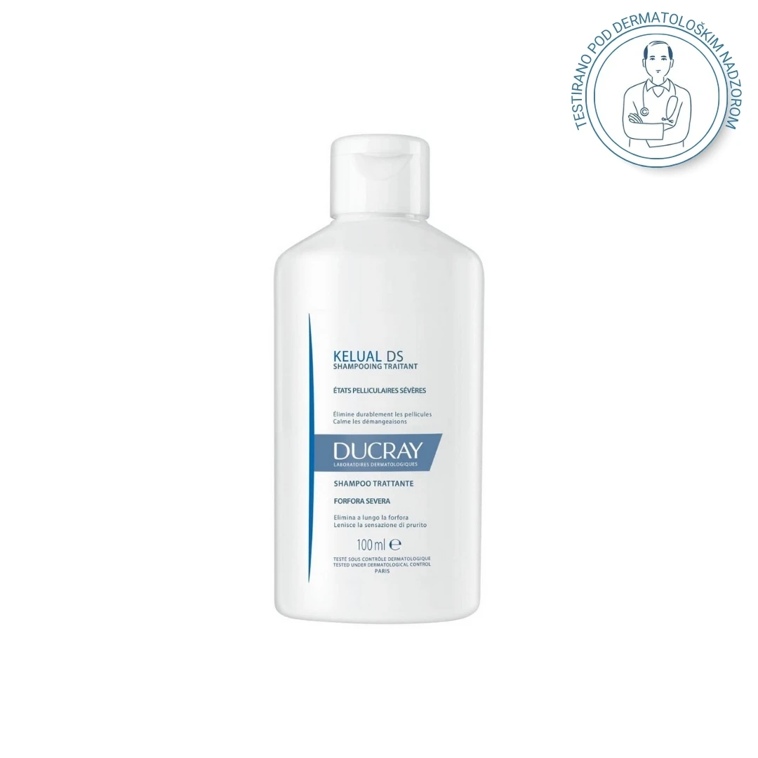 DUCRAY KELUAL DS Kelual DS Šampon protiv Uporne Peruti Treatment Shampoo Severe Dandruff Conditions 100 mL