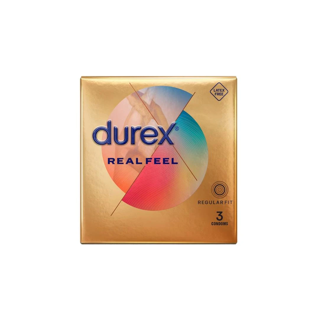 Durex® Kondomi REAL FEEL Bez Lateksa 3 Kondoma