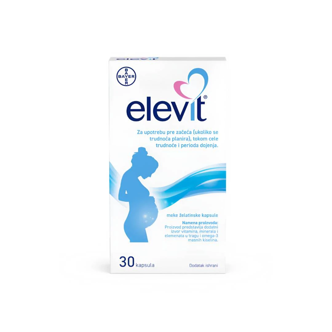 BAYER Elevit® sa Metafolinom 30 Mekih Kapsula