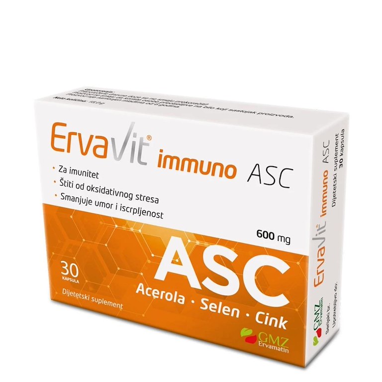 ErvaVit® Imuno ASC Acerola Selen Cink 30 Kapsula
