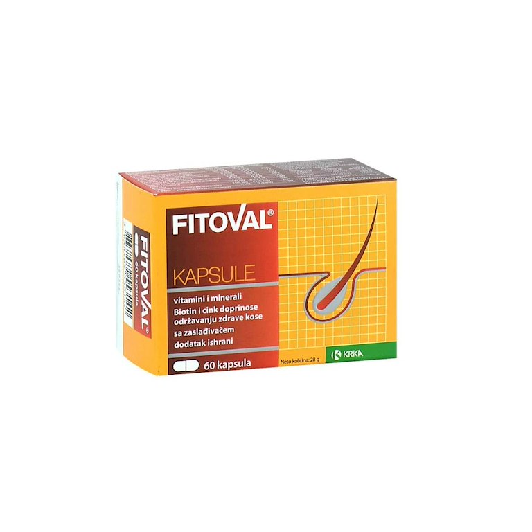 FITOVAL® 60 Kapsula za Jaču Kosu, Vitamini za Kosu