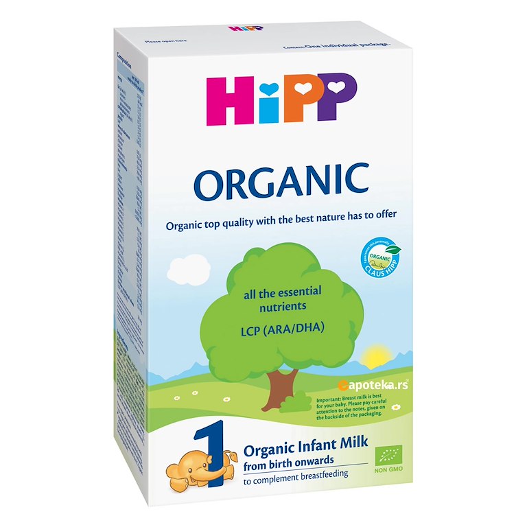 HiPP Mleko za Bebe ORGANIC Organsko Mleko za Bebe 1 300 g