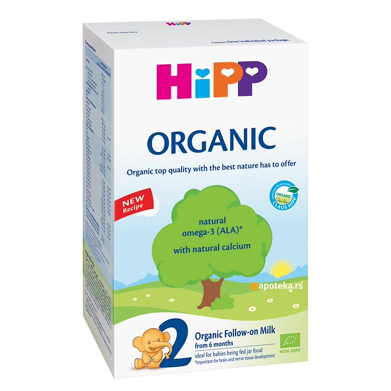 HiPP Mleko za Bebe ORGANIC Organsko Mleko za Bebe 2 800g