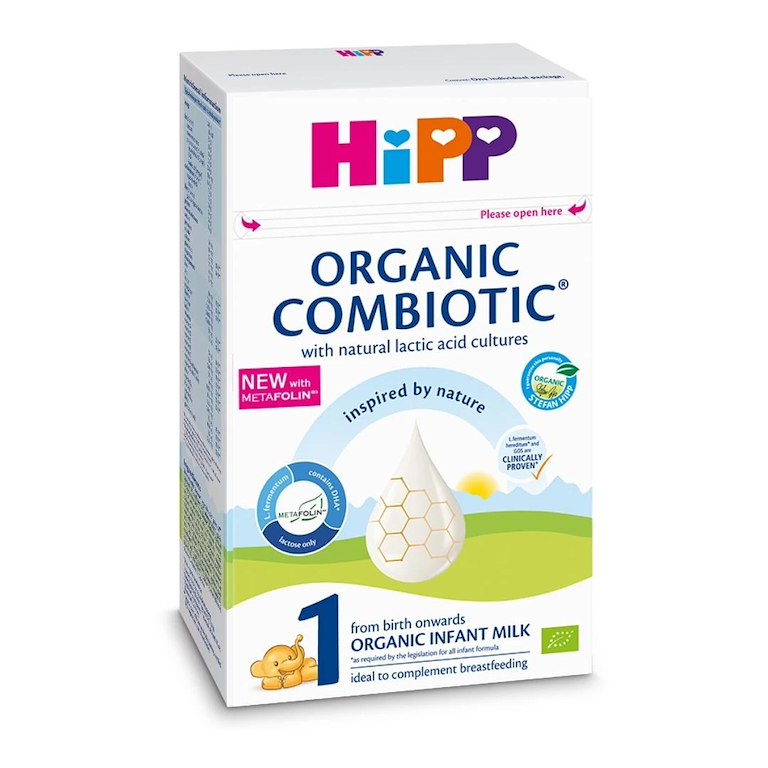 HIPP Mleko za Bebe ORGANIC COMBIOTIC® 1 sa METAFOLINOM 300g