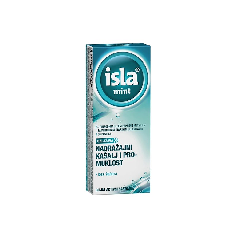 isla® MINT 30 Pastila Protiv Nadražajnog Kašlja i Promuklosti