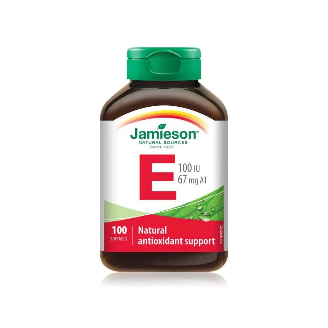 Jamieson™ Vitamin E 100 IU / 67 mg - 100 Kapsula