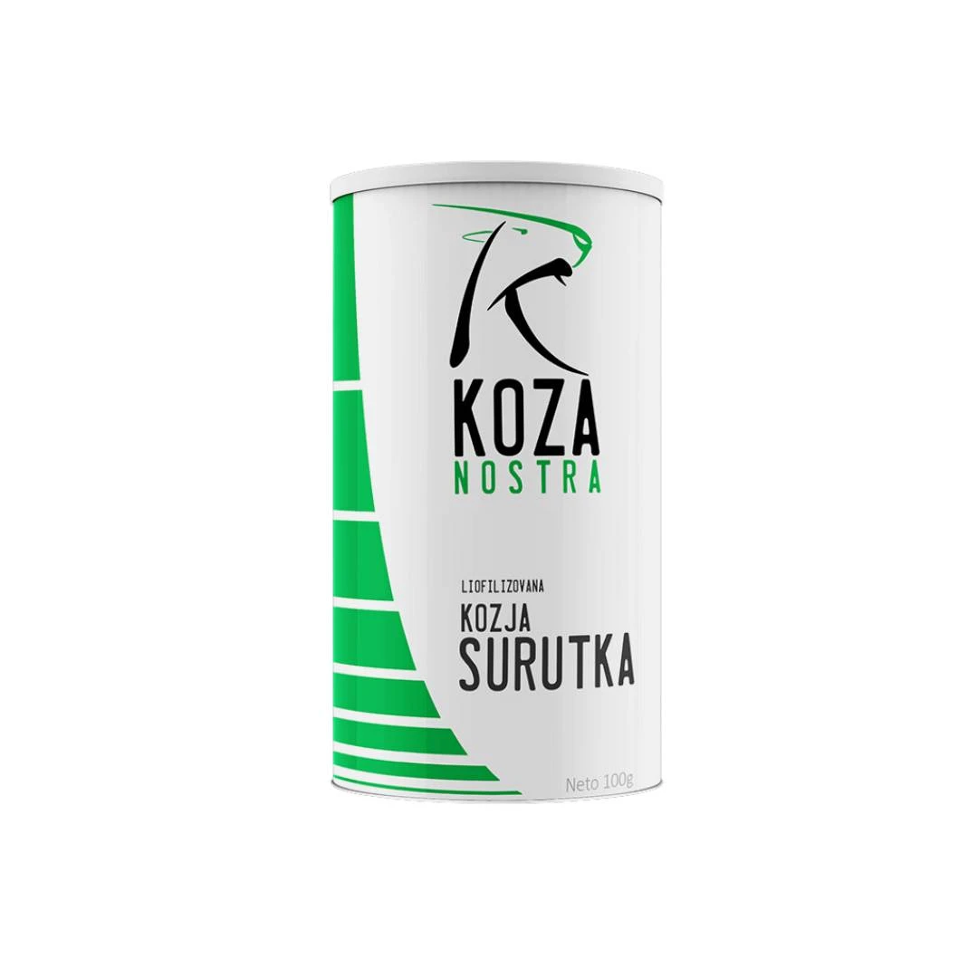 KOZA NOSTRA Liofilizovana Prirodna Kozja Surutka u Prahu 100 g