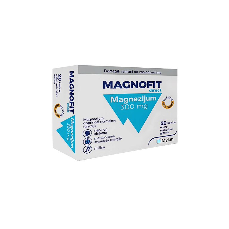 MAGNOFIT Magnezijum Direct 300 mg 20 Kesica