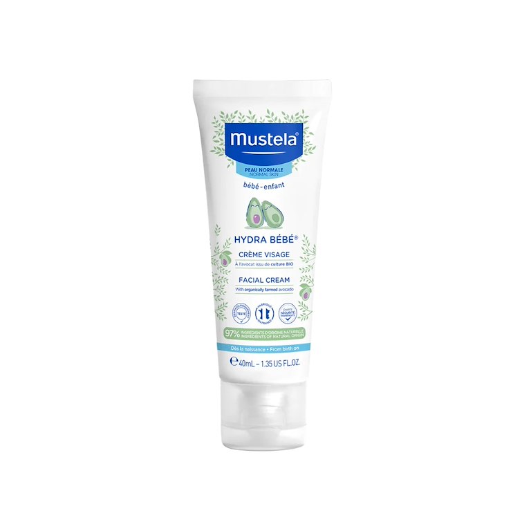 Mustela® HYDRA BÉBÉ Krema za Lice sa Organskim Avokadom 40 mL