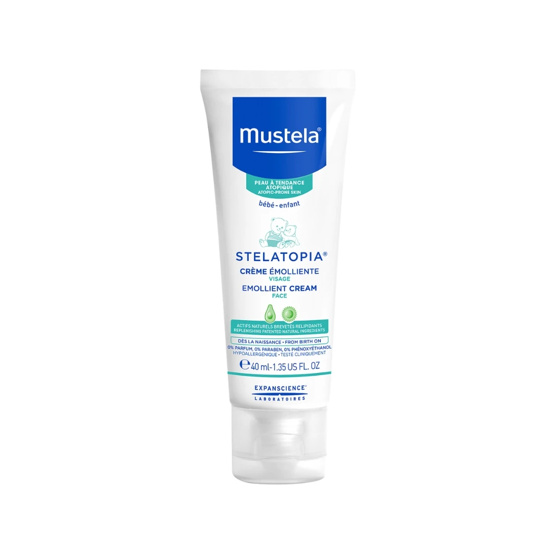 Mustela® STELATOPIA Emolijentna Krema za Lice 40 mL
