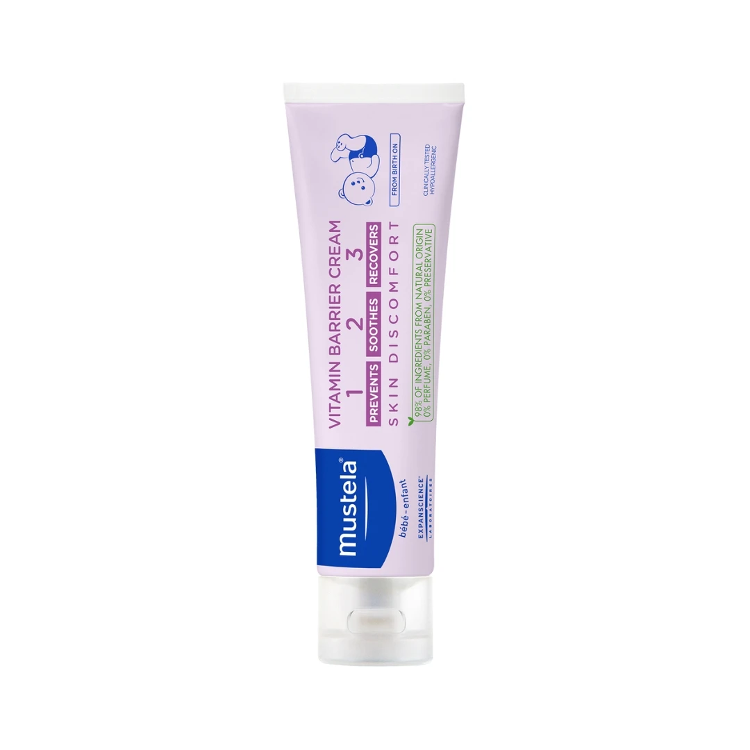 Mustela® Zaštitna Vitaminska Krema 1 2 3 za Pelensku Regiju 100 mL