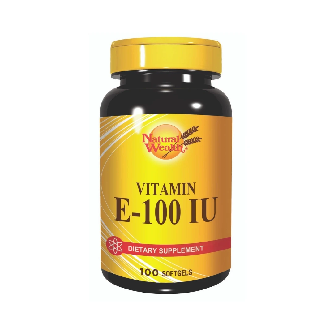 Natural Wealth® Vitamin E 100 IU 100 Kapsula Tokoferol
