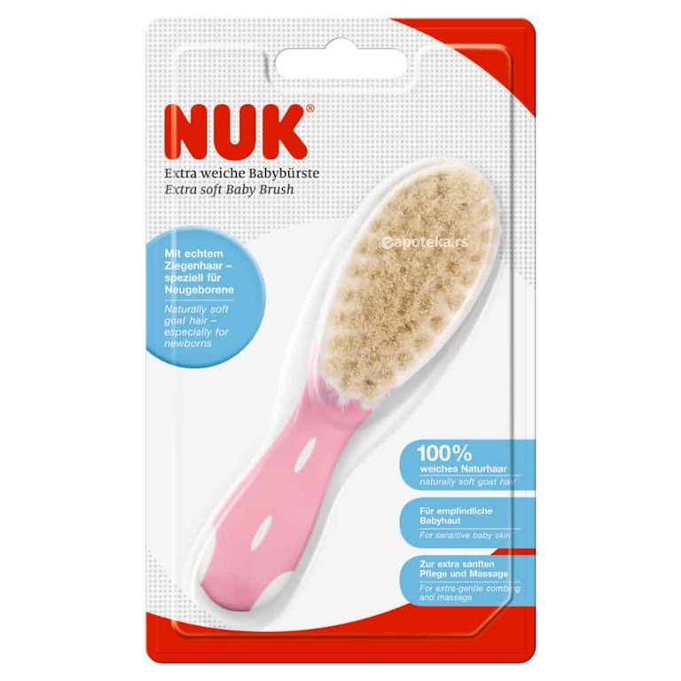 NUK® Četka za Kosu od Prirodne Dlake