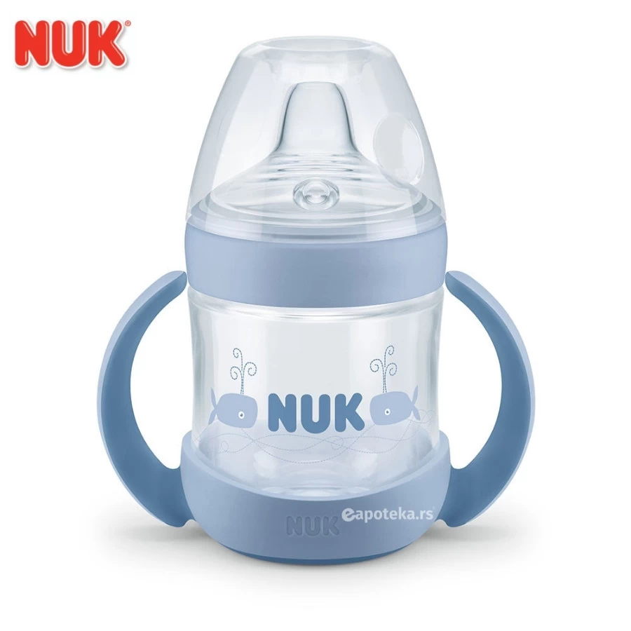 NUK® Flašica za Učenje sa Ručkama Nature Sense