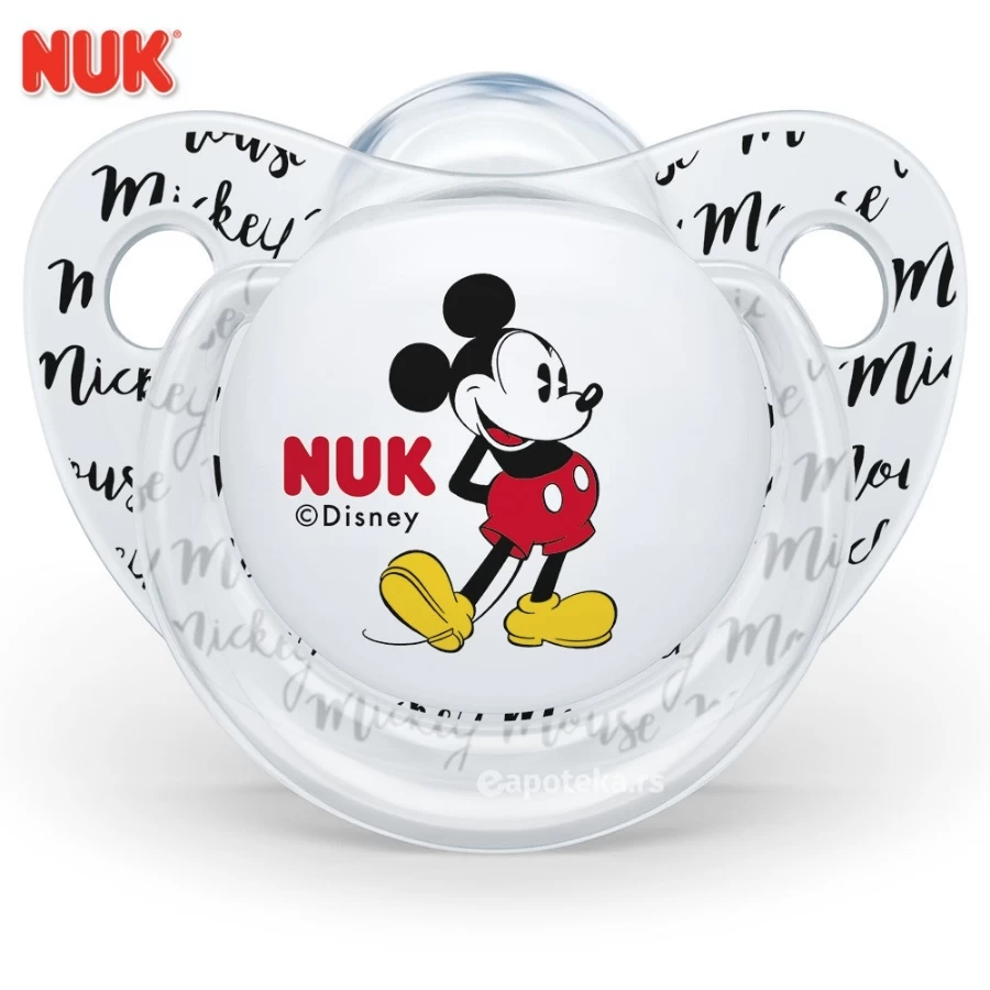 NUK® Varalica Silikon Mickey, 0-6m