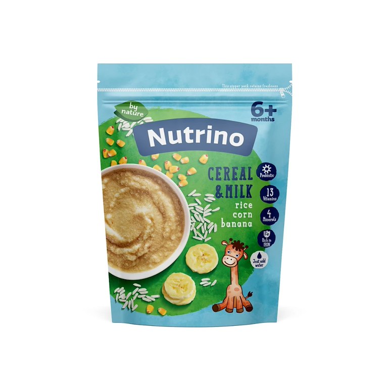 Nutrino Mlečna Kaša Pirinač i Kukuruz sa Bananom 200 g
