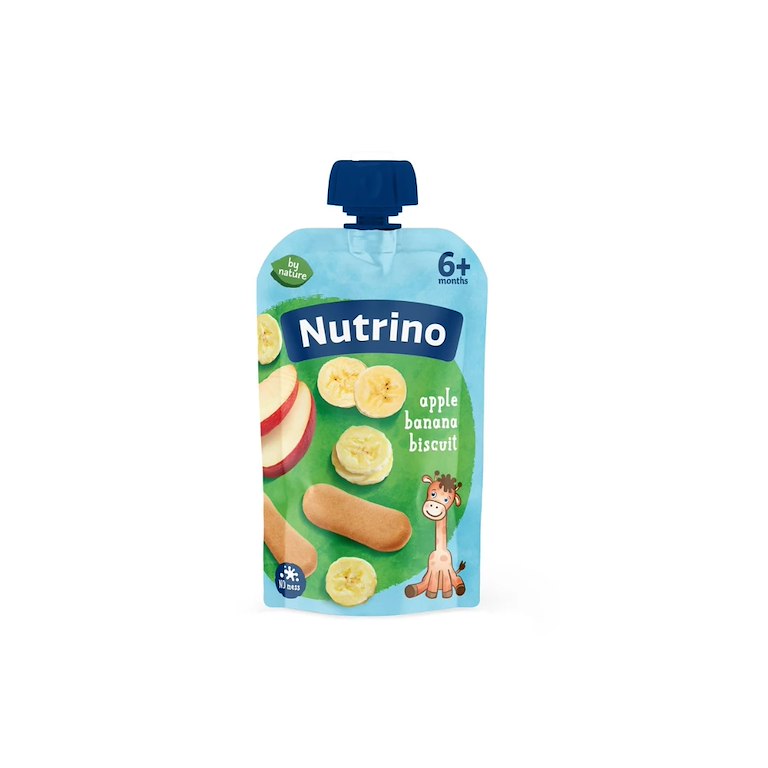 Nutrino Voćni Pire–Jabuka i Banana sa Keksom 100 g