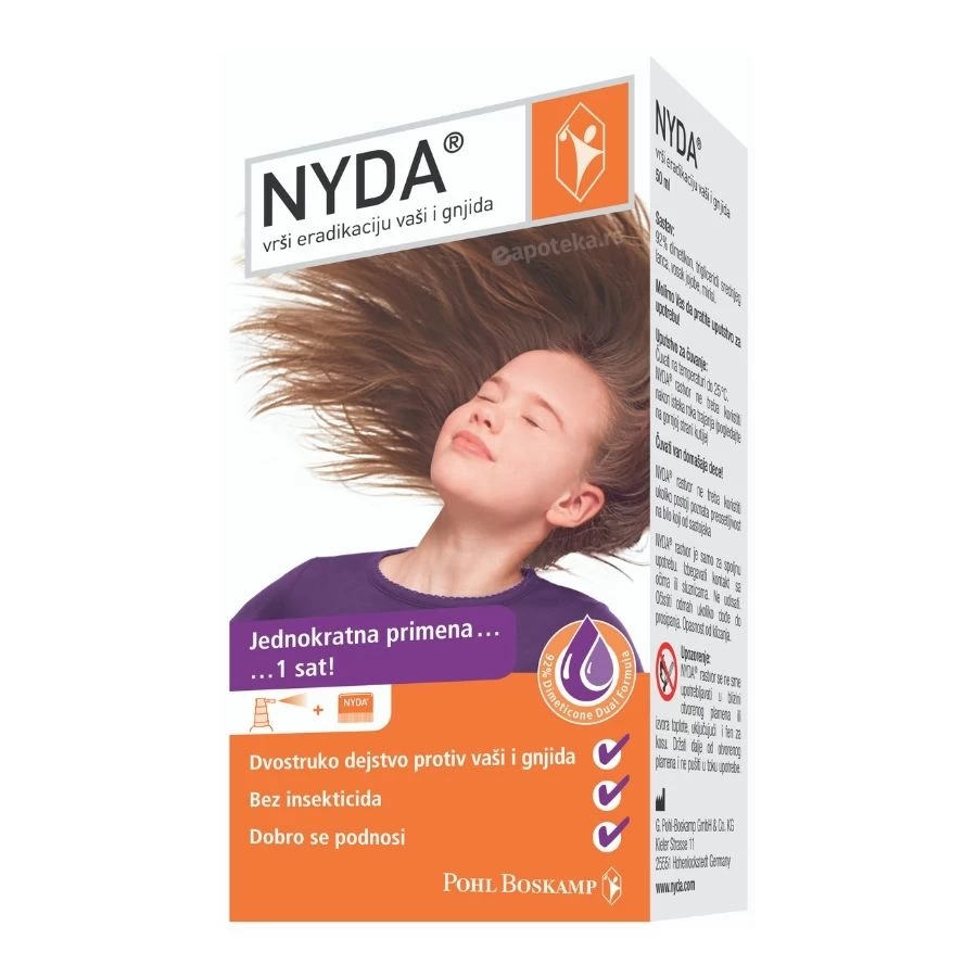 POHL BOSKAMP Nyda® Sprej protiv Vaši i Gnjida 50 mL