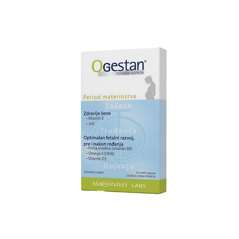 Ogestan® Vitamini za Trudnice i Dojilje 30 Kapsula