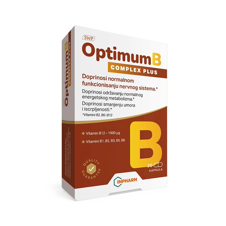 Optimum B Complex PLUS 30 Kapsula B Kompleksa