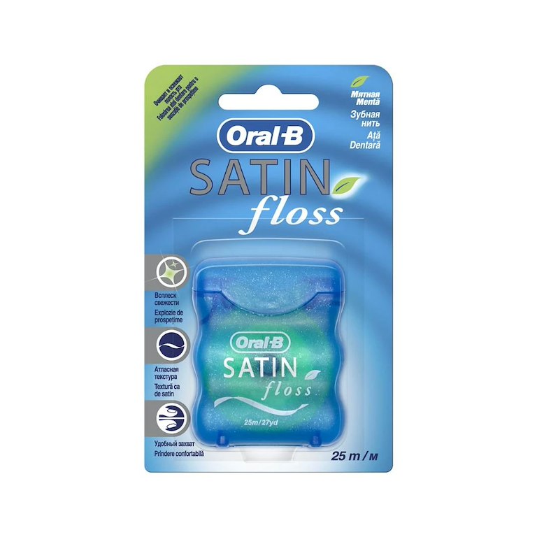 Oral-B® Konac za Zube SatinFloss sa Mentolom 25 m