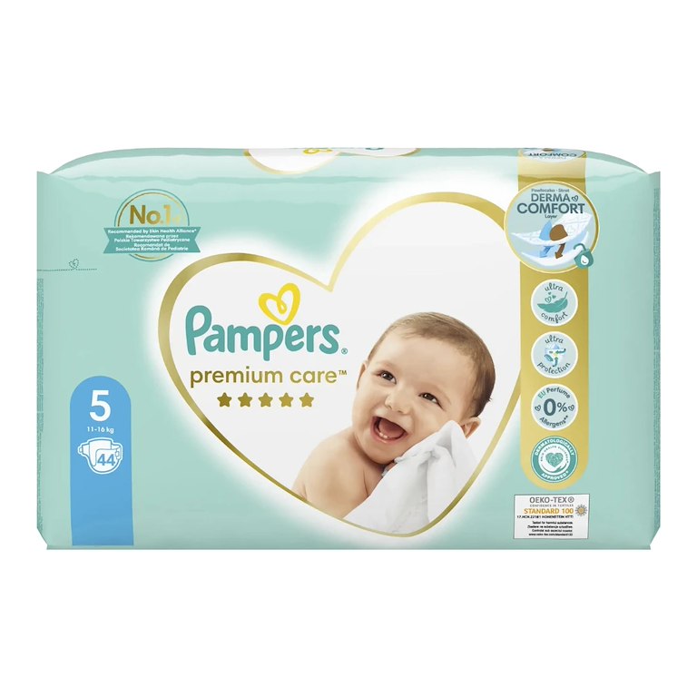 Pampers PREMIUM Care 5 JUNIOR Pelene 44
