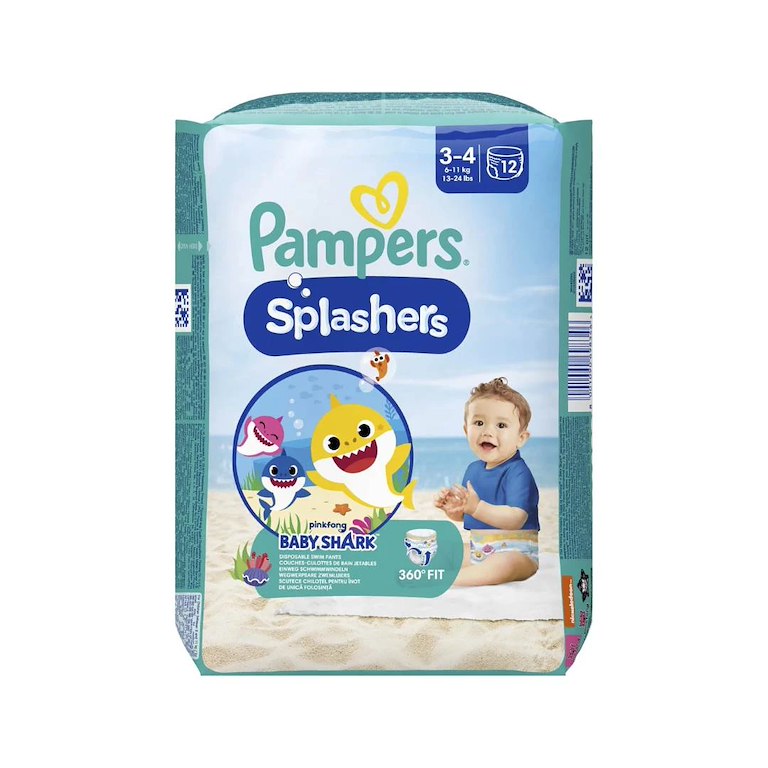 Pampers® SPLASHERS 6-11 kg 12 Pelena za Plivanje