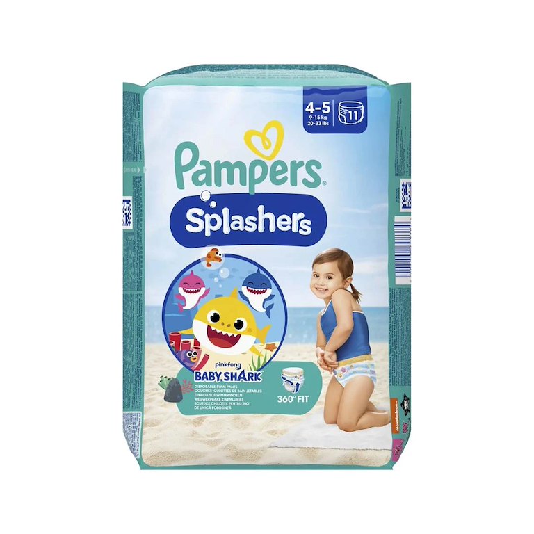 Pampers® SPLASHERS 9-15 kg 11 Pelena za Plivanje