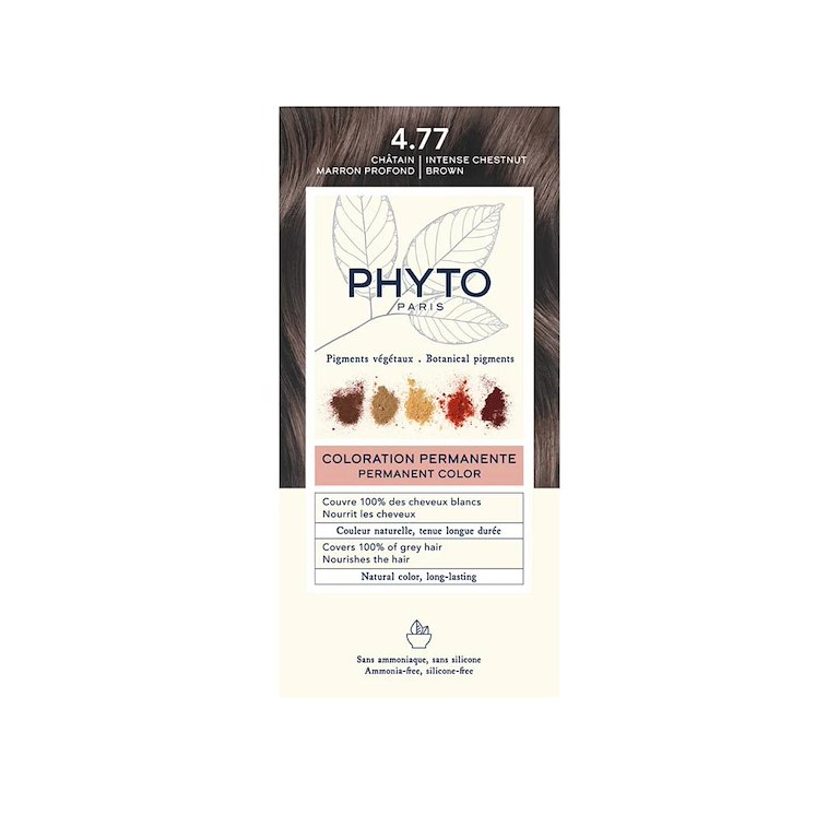 PHYTO COLOR 4.77 Intenzivna Kesten Braon Biljna Farba za Kosu