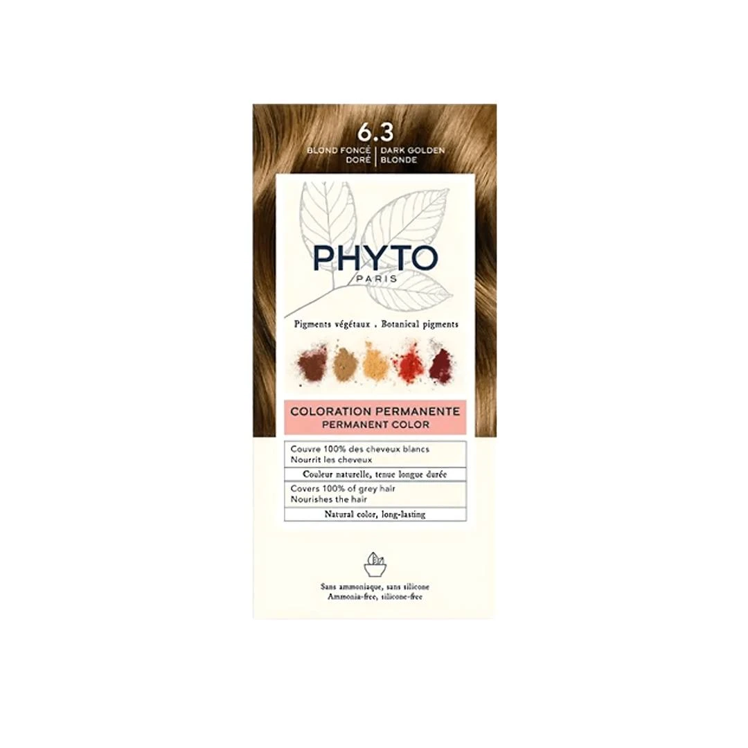 PHYTO COLOR 6.3 Tamno Plava na Zlatno Biljna Farba za Kosu