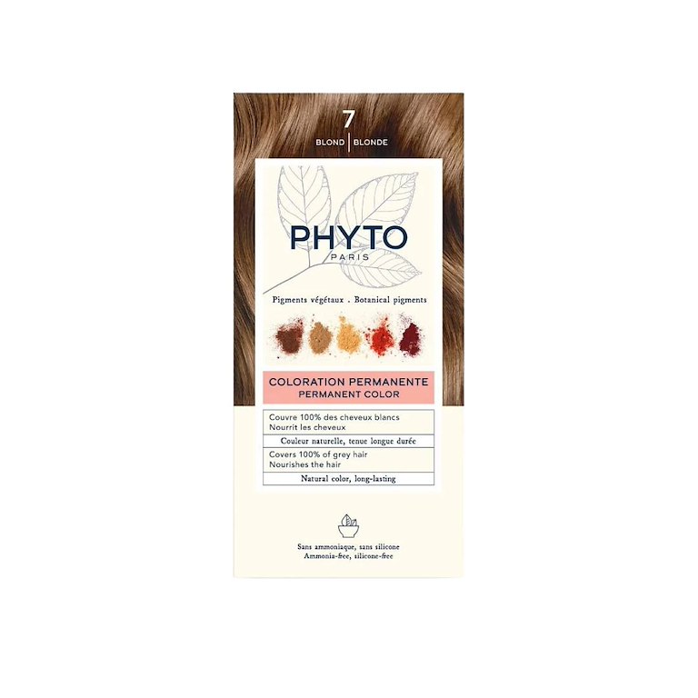 PHYTO COLOR 7 Plava Biljna Farba za Kosu