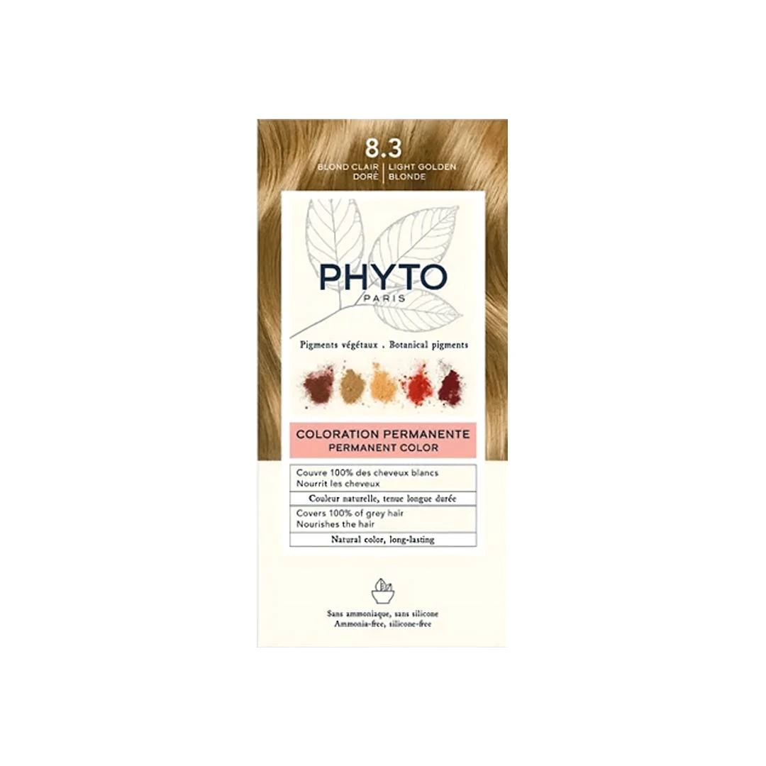 PHYTO COLOR 8.3 Svetlo Plava na Zlatno Biljna Farba za Kosu