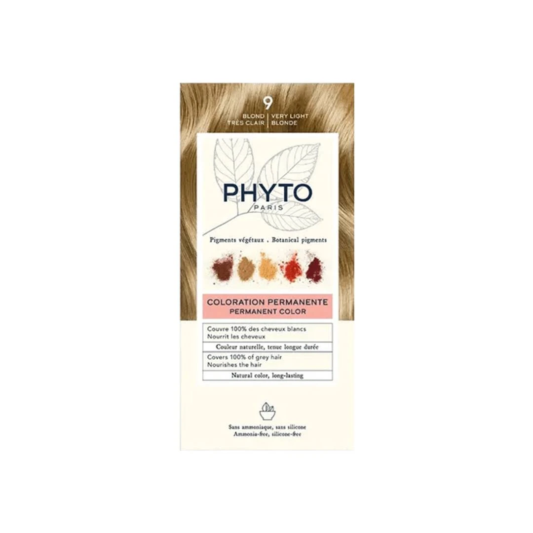 PHYTO COLOR 9 Veoma Svetlo Plava Biljna Farba za Kosu