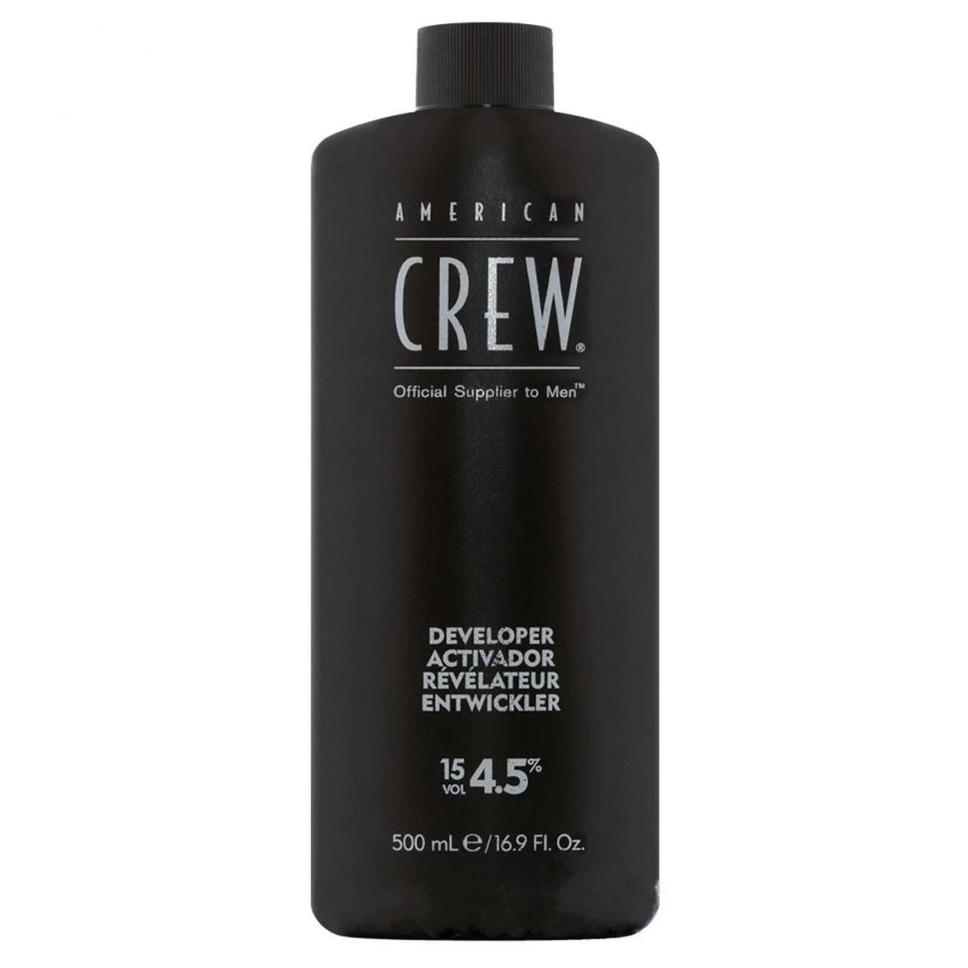 American CREW Precision Blend Peroxide 15vol Hidrogen 4,5% 500 mL; Razvijač Boje